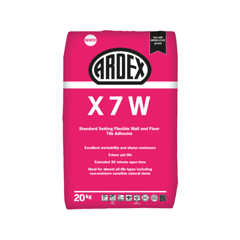 Ardex X 7 Flexible Standard Set Adhesive - Solseal